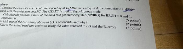 Solved Consider the case of a microcontroller operating at | Chegg.com