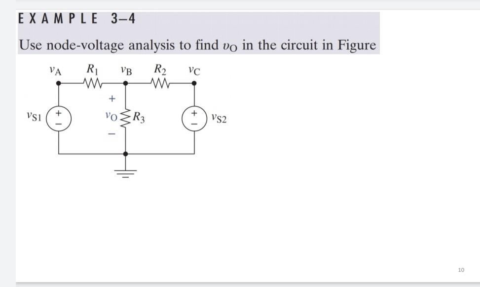 Solved Nodal Analysis with Voltage Source . Example (pp | Chegg.com