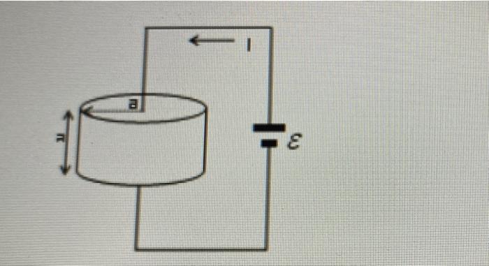 Solved Question 21 A cylindrical resistor of length a | Chegg.com