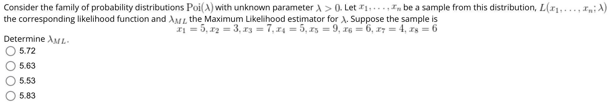 Solved Consider the family of probability distributions | Chegg.com