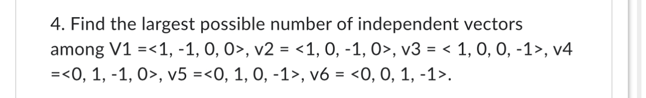 Solved Find the largest possible number of independent | Chegg.com
