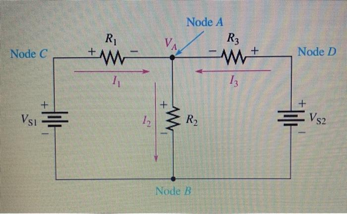 Solved values: V1 = 10v; R1 = 10 ; R2 = 40; R3= 20; V2=20v | Chegg.com