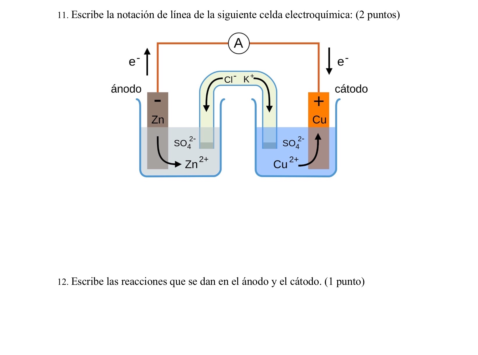 Solved Escribe la notación de línea de la siguiente celda | Chegg.com