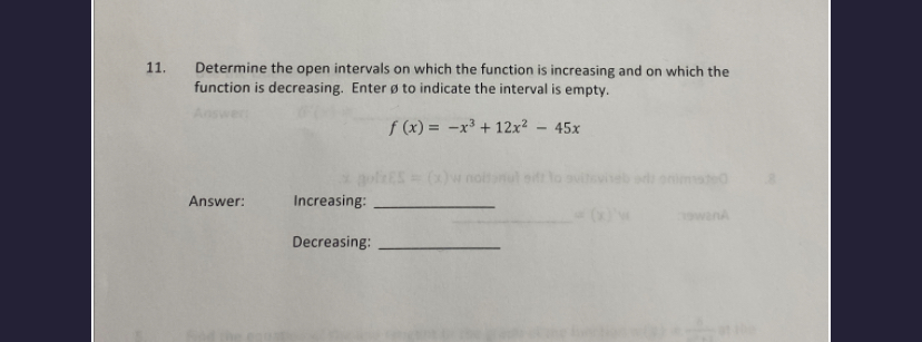 Solved Determine the open intervals on which the function is | Chegg.com