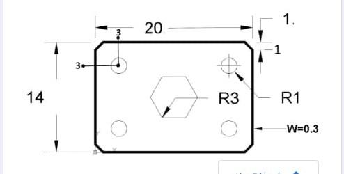 Solved 1. 20 3- 14 R3 R1 w=30.3 | Chegg.com