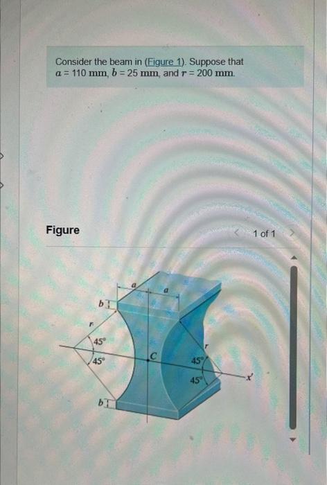Solved Coypifer ite beam in (fighere 1) supase that a=170 | Chegg.com