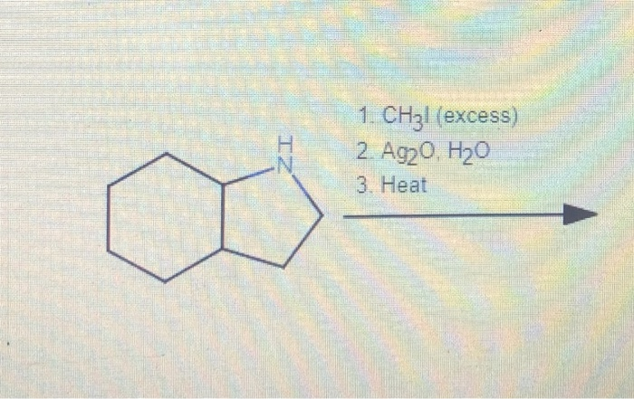 Solved 1. CH3l (excess) 2 A920, H20 3. Heat | Chegg.com
