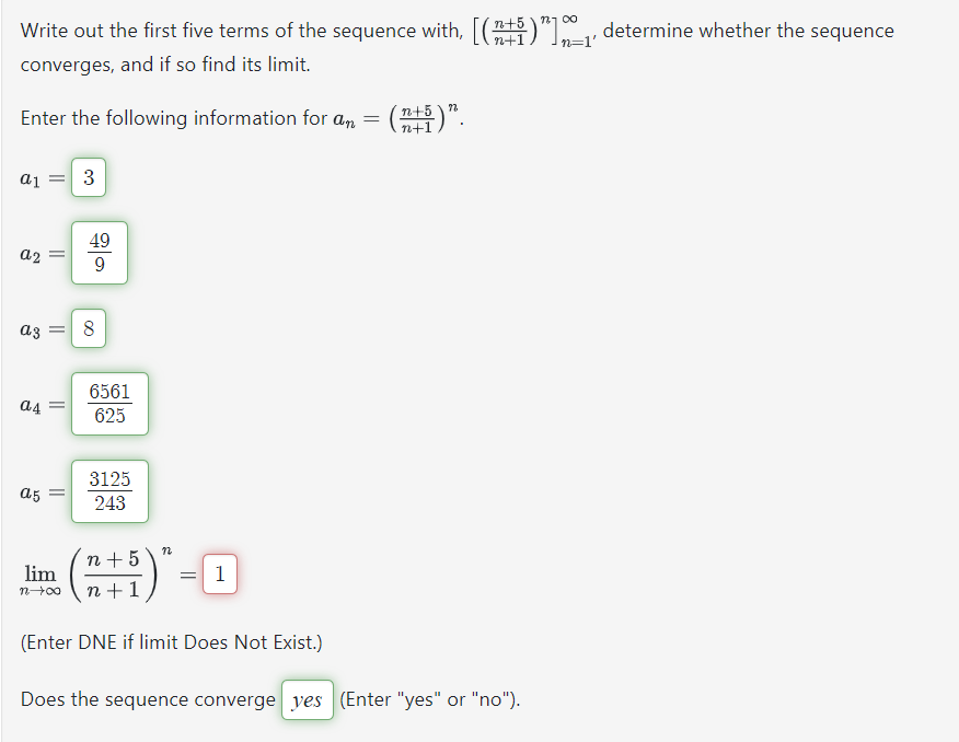 Solved Write out the first five terms of the sequence with, | Chegg.com