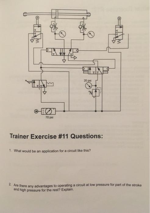 Solved 20 psi Ol0 70 psi Trainer Exercise #11 Questions: 1. | Chegg.com