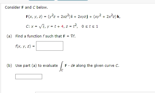 Solved Consider F ﻿and C | Chegg.com