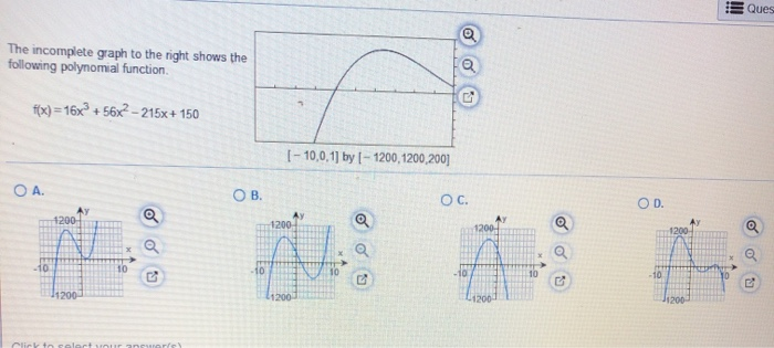 Solved The incomplete graph to the right shows the following | Chegg.com