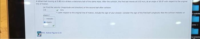 Solved the ef motitin invs esatio rastic | Chegg.com