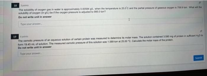 Solved B Identify the following pairs as miscible liquids or | Chegg.com