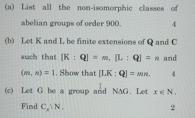 Solved (a) ﻿List all the non-isomorphic classes of abelian | Chegg.com