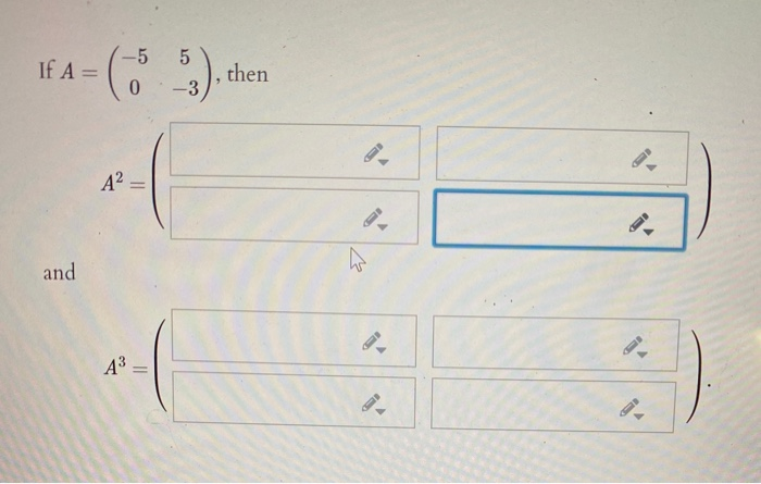 Solved If A = (3). then and | Chegg.com