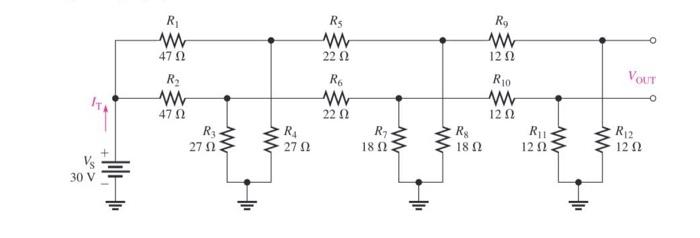 Solved 2. Calculate the output potential difference marked | Chegg.com