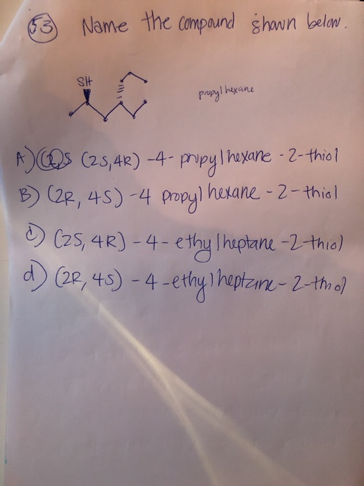 Solved Name the compound shown below. Sit propyl hexane AXOS | Chegg.com