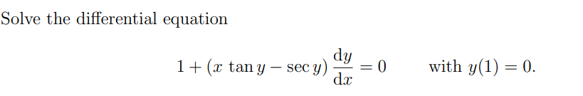 Solved Solve the differential | Chegg.com