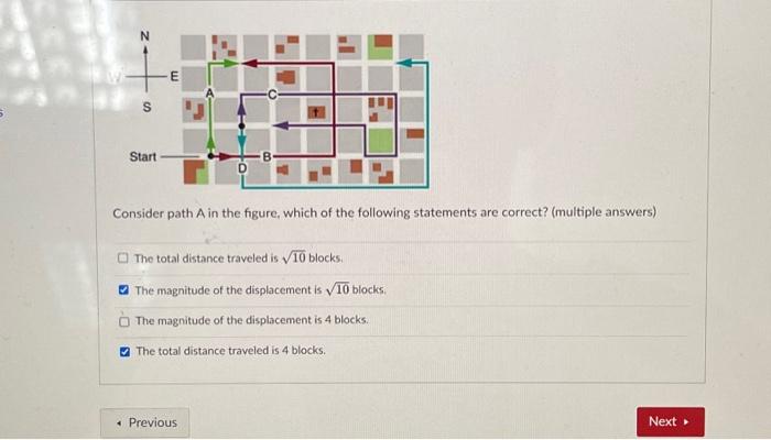 Solved Consider path A in the figure, which of the following | Chegg.com