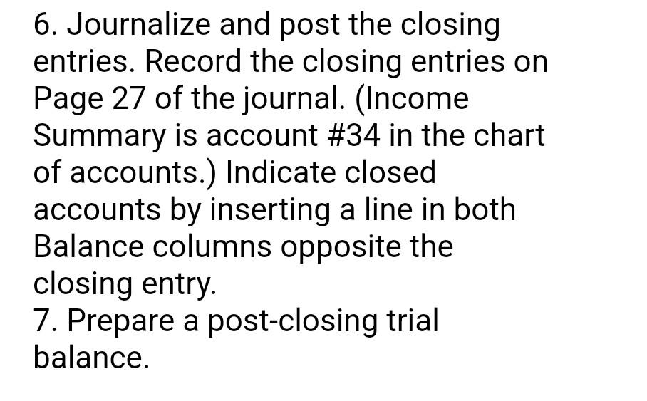 Solved Ledger accounts, adjusting entries, financial | Chegg.com
