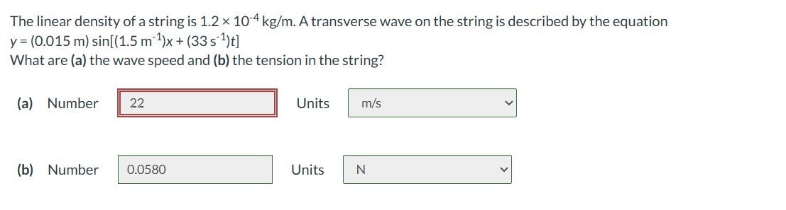 Solved The linear density of a string is 1.2×10-4kgm. ﻿A | Chegg.com