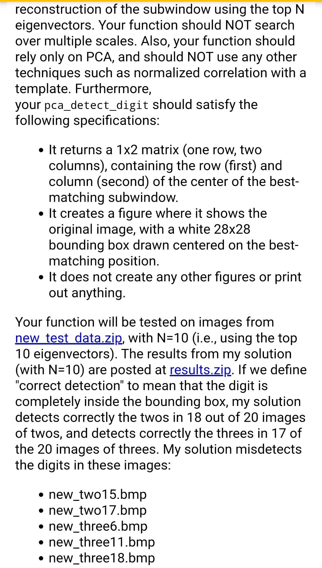 Assignment Instructions 2 Figure 1. Example images on | Chegg.com