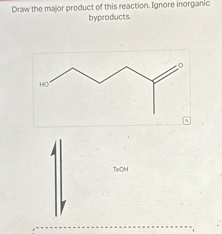 Solved Draw the major product of this reaction. Ignore | Chegg.com