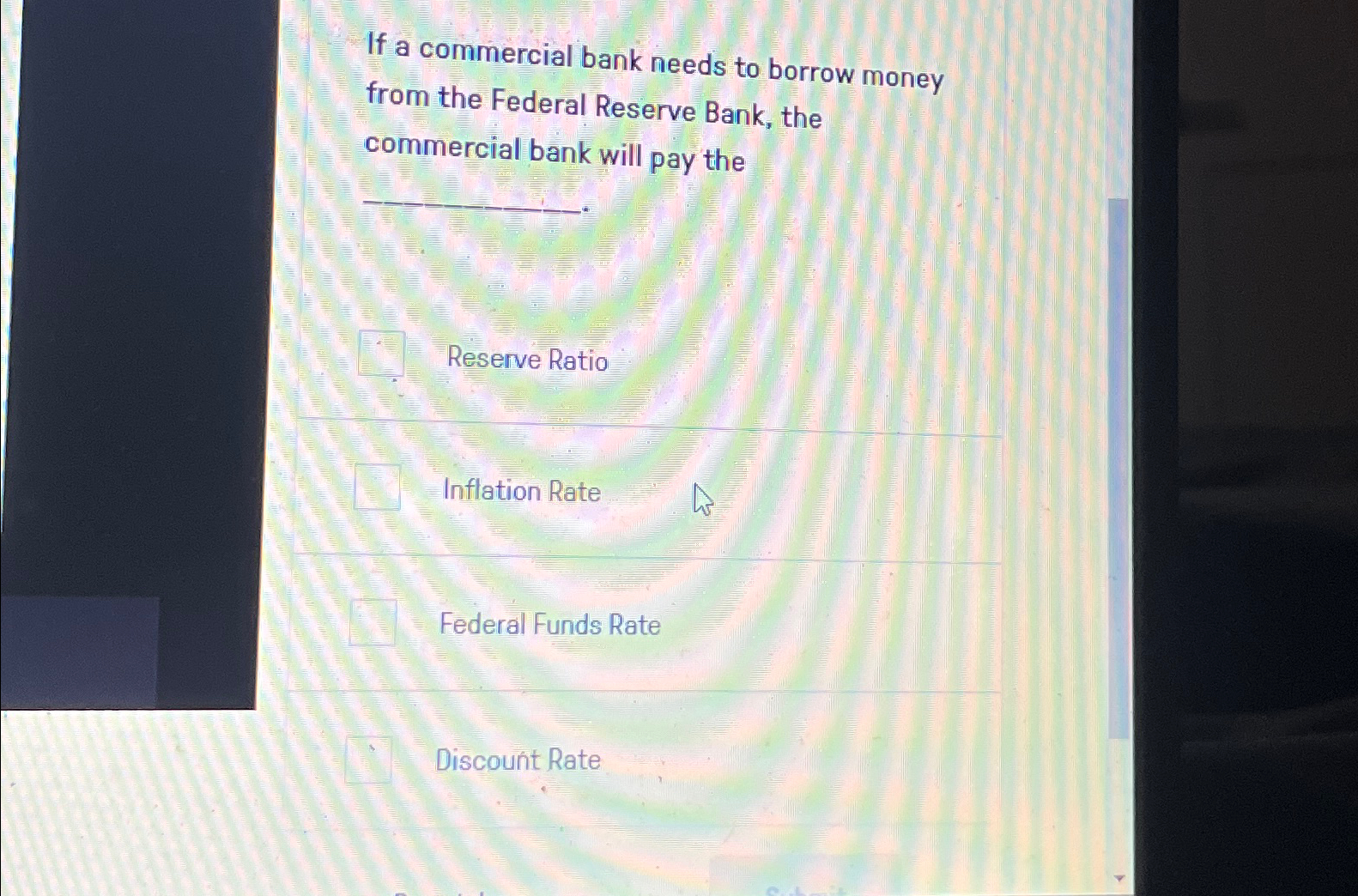 Solved If a commercial bank needs to borrow money from the | Chegg.com