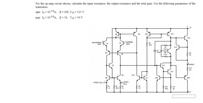 For the op-amp circuit shown, calculate the input | Chegg.com