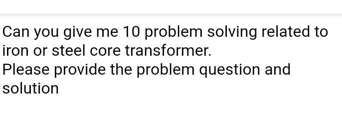 Solved Please provide me a problem solving... 10 question | Chegg.com