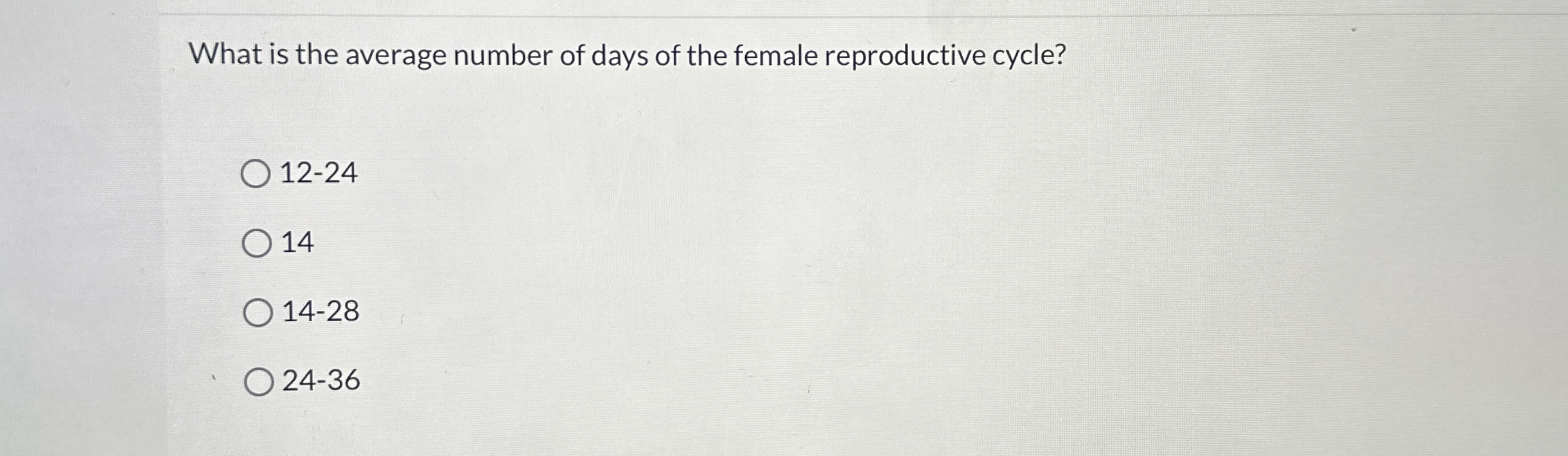 Solved What is the average number of days of the female | Chegg.com
