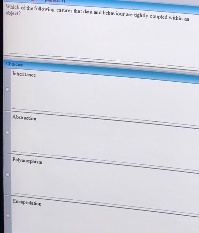 Solved Which of the following ensures that data and | Chegg.com