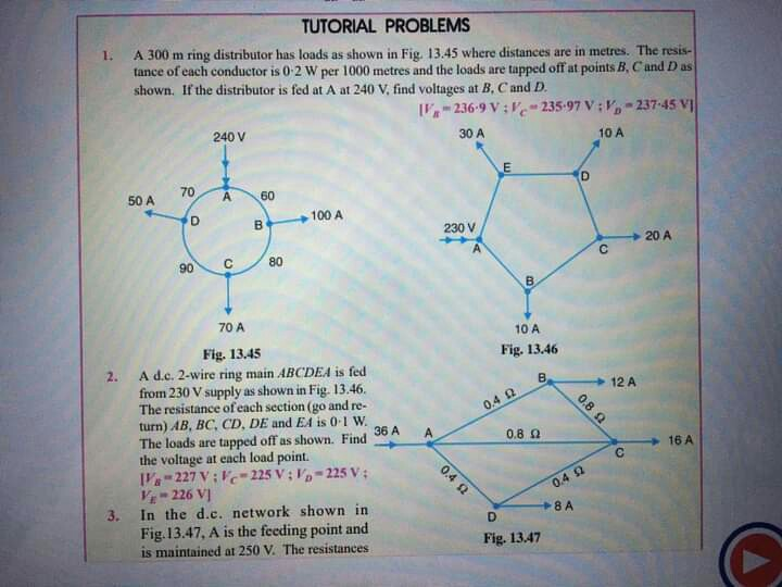 Solved 1 TUTORIAL PROBLEMS A 300 m ring distributor has | Chegg.com
