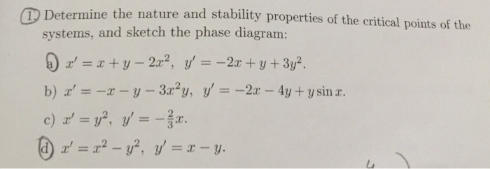 Solved 2. Two-Dimensional Dynamical System 108 2) Consider | Chegg.com
