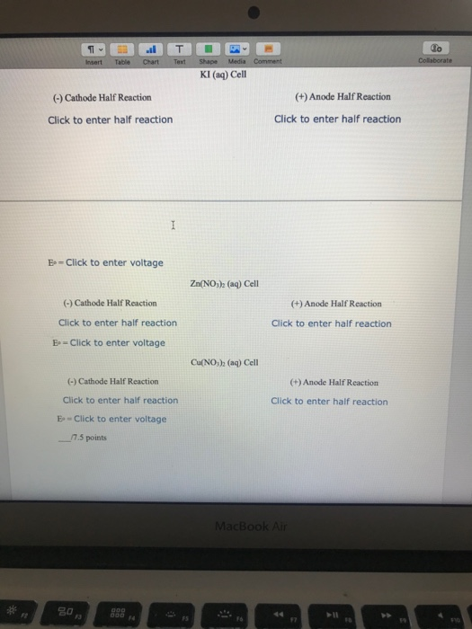 Solved do Insert Table Chart Text Shape Media Collaborate | Chegg.com