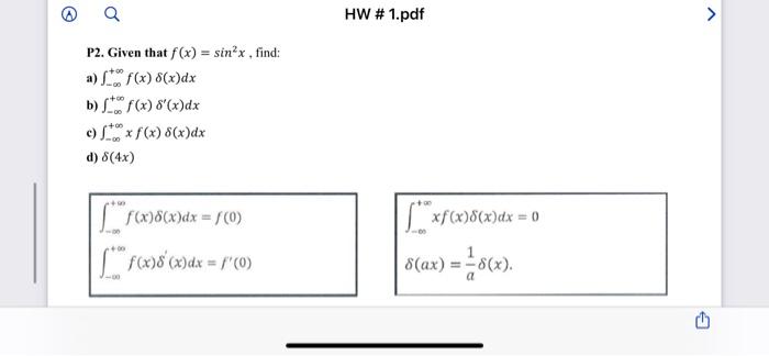 Solved I know how to solve this but I don't know what delta | Chegg.com