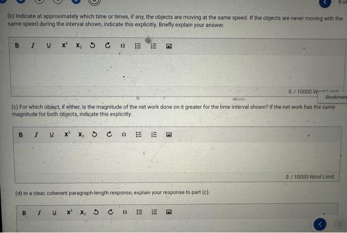 Two identical objects, A and B, move along straight, | Chegg.com