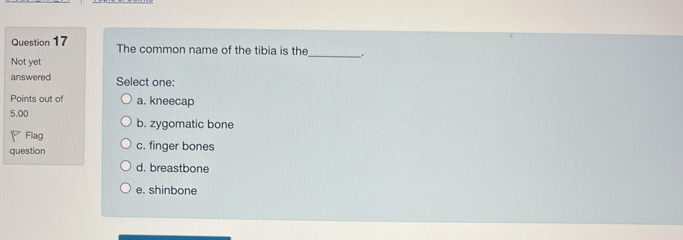 Solved Question 17Not yet answeredPoints out of5.001 Flag | Chegg.com Solved Question 17Not yet answeredPoints out of5.001 Flag | Chegg.com