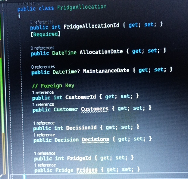 Solved public class FridgeAllocation {public int | Chegg.com