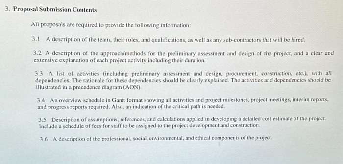 Solved 1. Introduction Request for Proposals: A public | Chegg.com