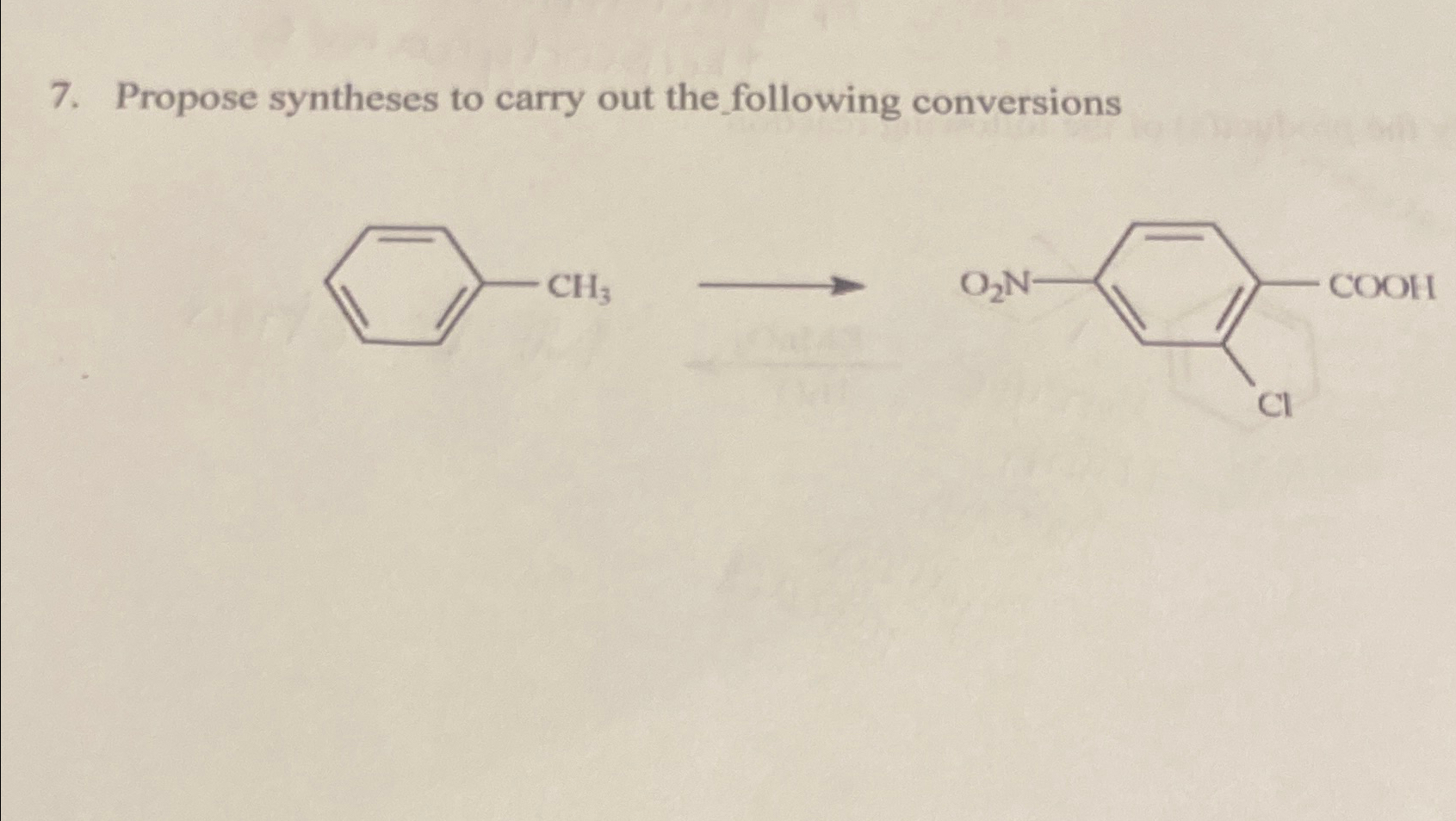 Solved Propose syntheses to carry out the following | Chegg.com Solved Propose syntheses to carry out the following | Chegg.com