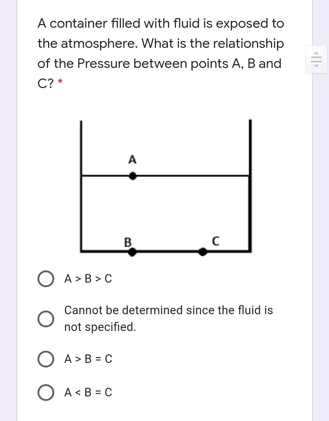Solved A container filled with fluid is exposed to the | Chegg.com