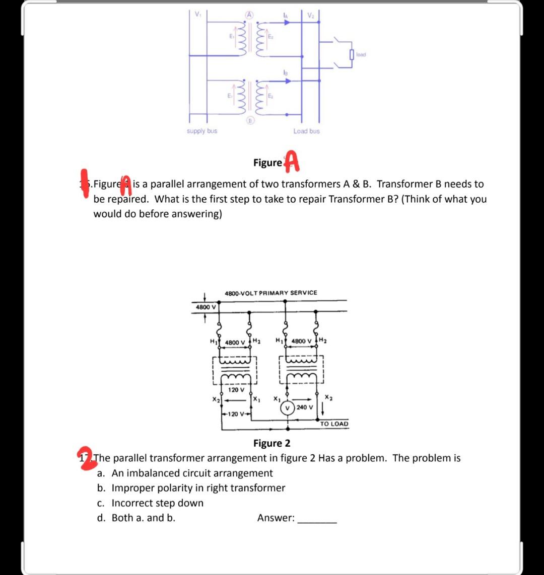 Solved Figure . Figure A is a parallel arrangement of two | Chegg.com