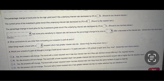 Solved terest rate risk and bond price changes Fidelity | Chegg.com