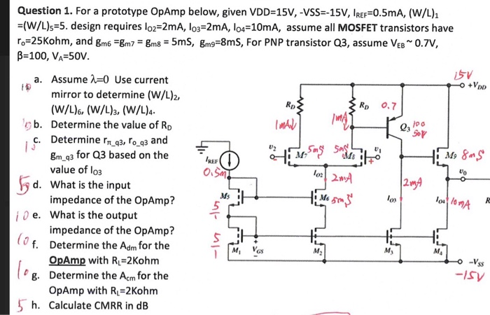 Common mode Input impedance > • Differential mode | Chegg.com