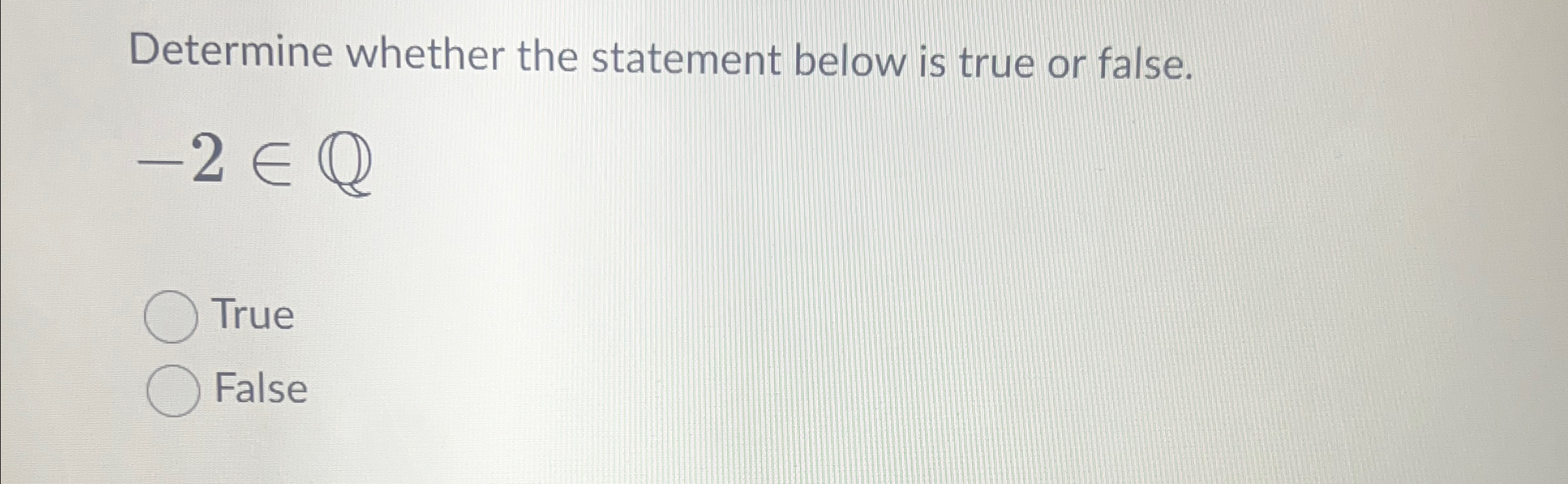 Solved Determine whether the statement below is true or | Chegg.com