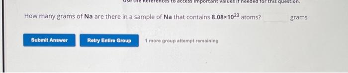 Solved How many grams of \\( \\mathrm{Na} \\) are there in a | Chegg.com