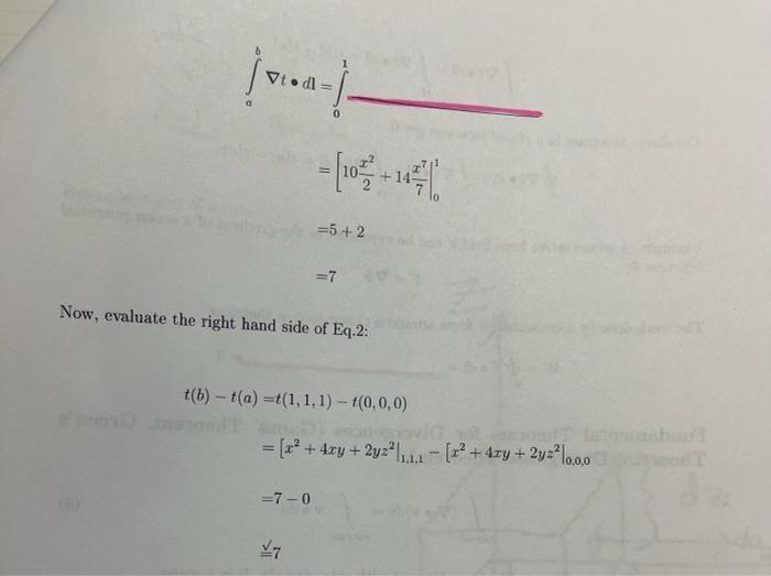 Fundamental Theorem for Gradients | Chegg.com