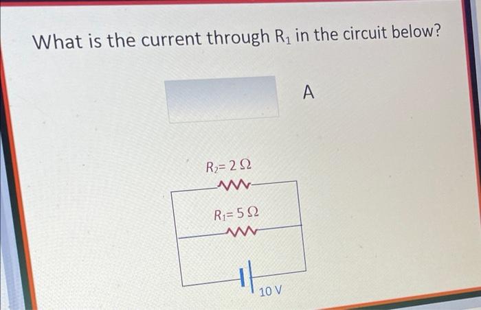 Solved What is the current through Ry in the circuit below? | Chegg.com