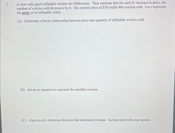 Solved A company that sells calculators has determined that | Chegg.com